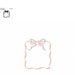 Bow Frame 4x4 Two Sizes Machine Embroidery Design, Lovely Bow Frame ...