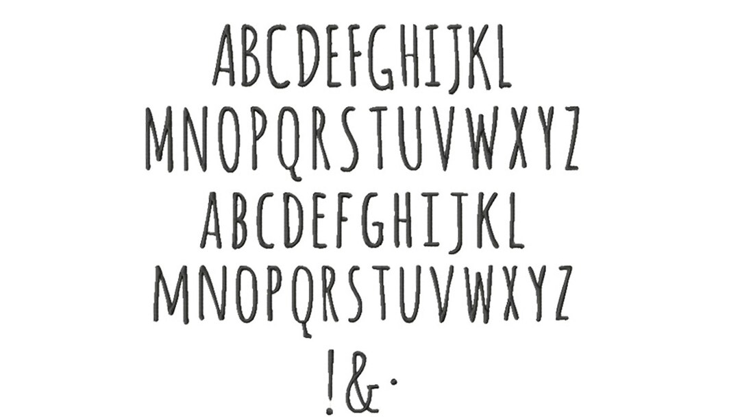 Dream Embroidery Font A-Z 3inch Machine Embroidery Font Digital ...