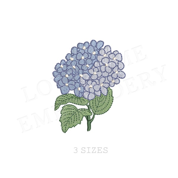 Hydrangea Embroidery - Etsy
