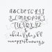 Melody Script 1inch Font A-Z, Fancy Cursive Embroidery Font, Machine ...