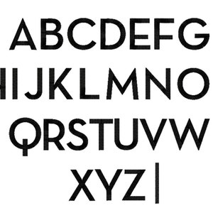 Norma Monogram Font A-Z 1inch Machine Embroidery Font Digital Download ...