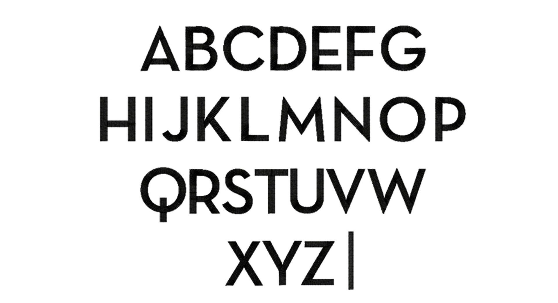 Norma Monogram Font A-Z 4inch Machine Embroidery Font Digital Download ...