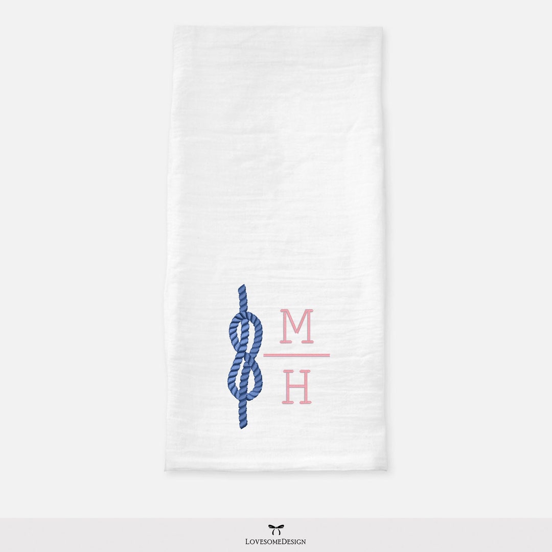 Sailors Knot Vertical Embroidery Design Multisize, Nautical Machine ...