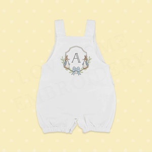 Peter Rabbits Bow Crest 5x7 Machine Embroidery Design Digital Download ...