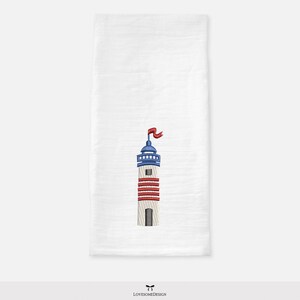 Lighthouse Mini Embroidery Design Multisize, Nautical Machine ...