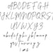 Britney Script Font A-Z 2inch Machine Embroidery Font Digital Download ...