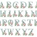 Jemima Puddleduck 3inch Alphabet A-Z Machine Embroidery Font Digital ...