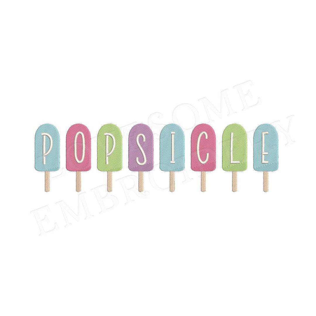 Popsicle Monogram 2.5inch BX Font A-Z Machine Embroidery Font Digital ...