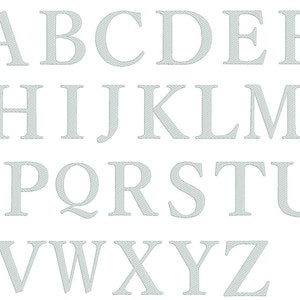 Uppercase 5inch Quick Stitch Embroidery Font Matching With Peter Rabbit ...