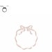 Bow Circle Frame 4x4 Two Sizes Machine Embroidery Design, Lovely Bow ...