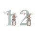 Numbers Bunting Peter Rabbit 4inch 0-9 Machine Embroidery Numbers ...