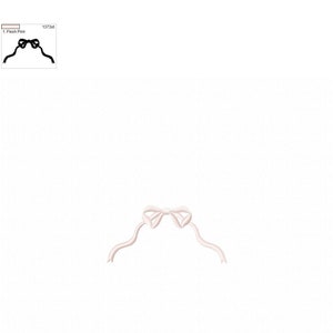Romance Bow Five Sizes Machine Embroidery Design, Lovely Mini Bows ...