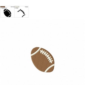 American Football Mini Multisize Embroidery Design, Sports Machine ...