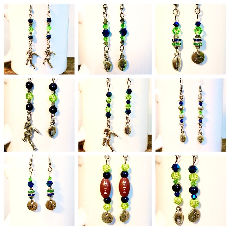 Seahawks Earrings - Etsy