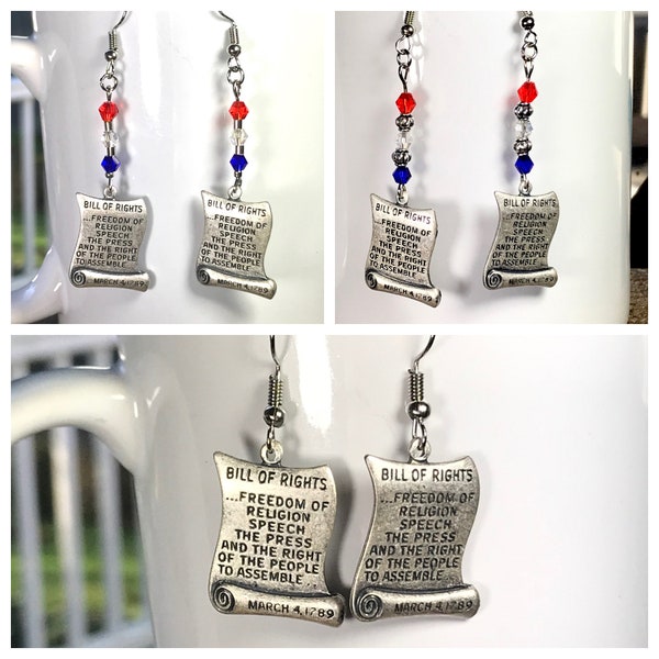 Patriotic Jewelry - Etsy