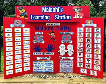 Learning board for toddlers | Etsy