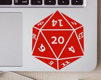 D20 Window Decal - Etsy