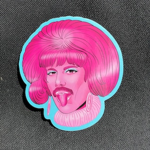 Freddie in Drag Sticker / Freddie Mercury / Drag - Etsy