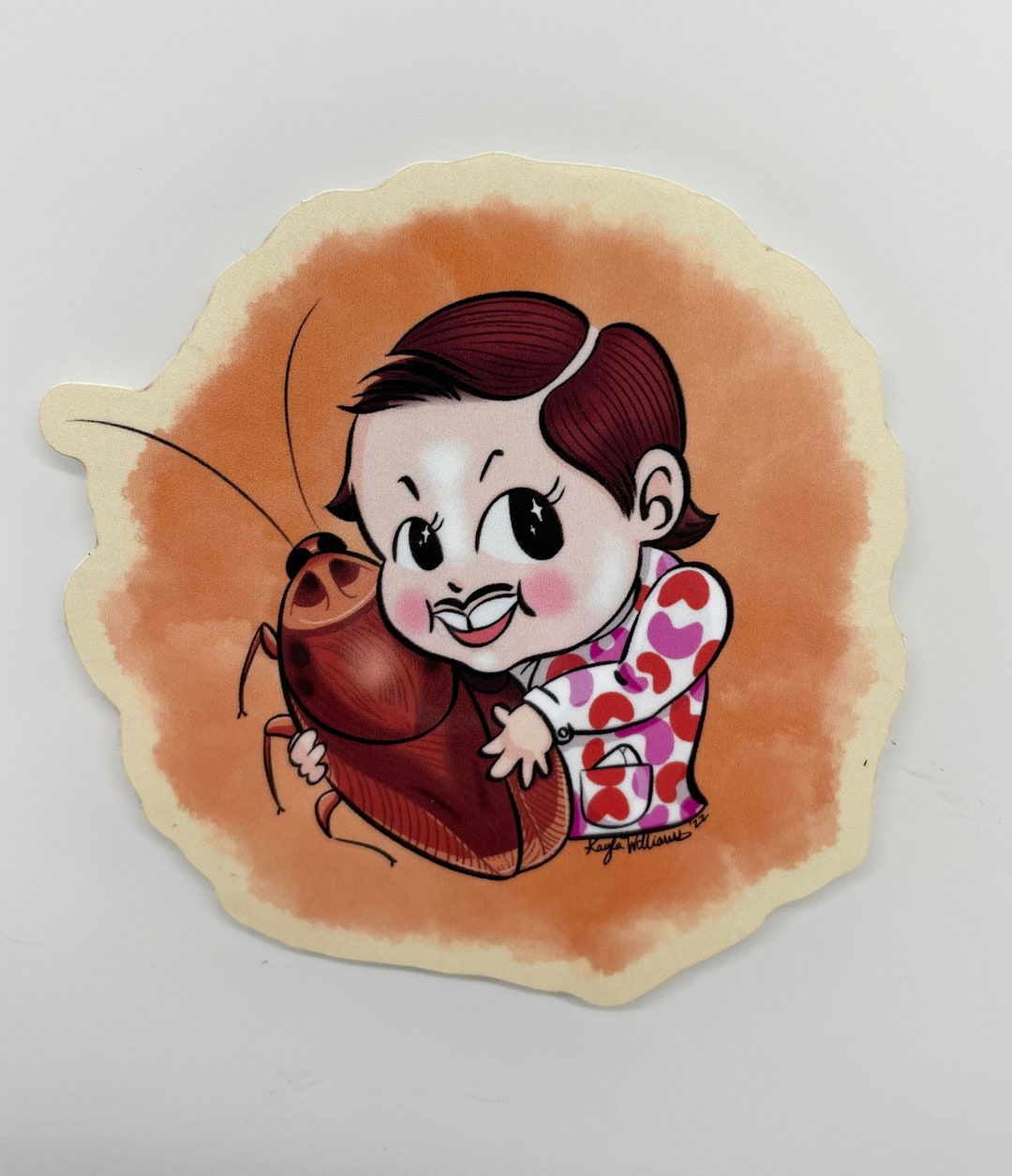 John Waters and His Roach Sticker / Divine / Pope of Filth / Stickers ...