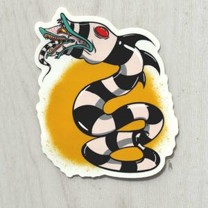 Sandworm/ Beetlejuice Sandworm / Sticker - Etsy