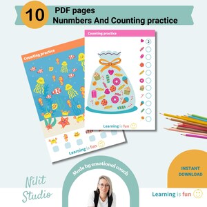 Number Activities for Kids, Counting Practice Worksheets and Games ...