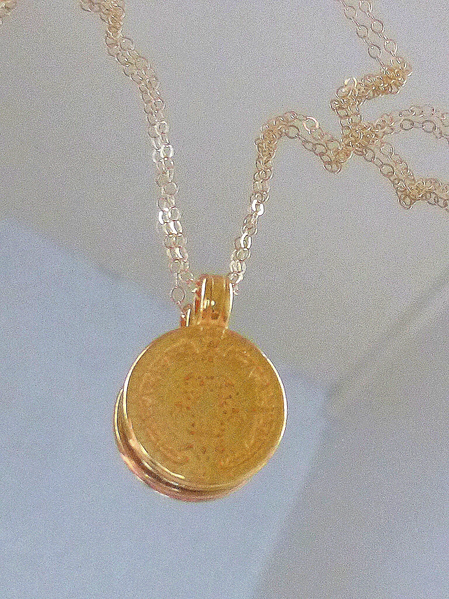 Disc Necklace - Gold Coin Necklace, Coin Jewelry, Delicate Necklace ...