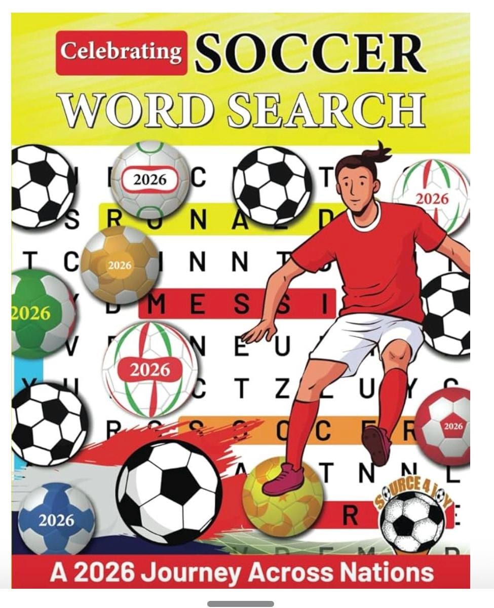 International Soccer Word Search, World Cup History, Fun Facts, Winning ...