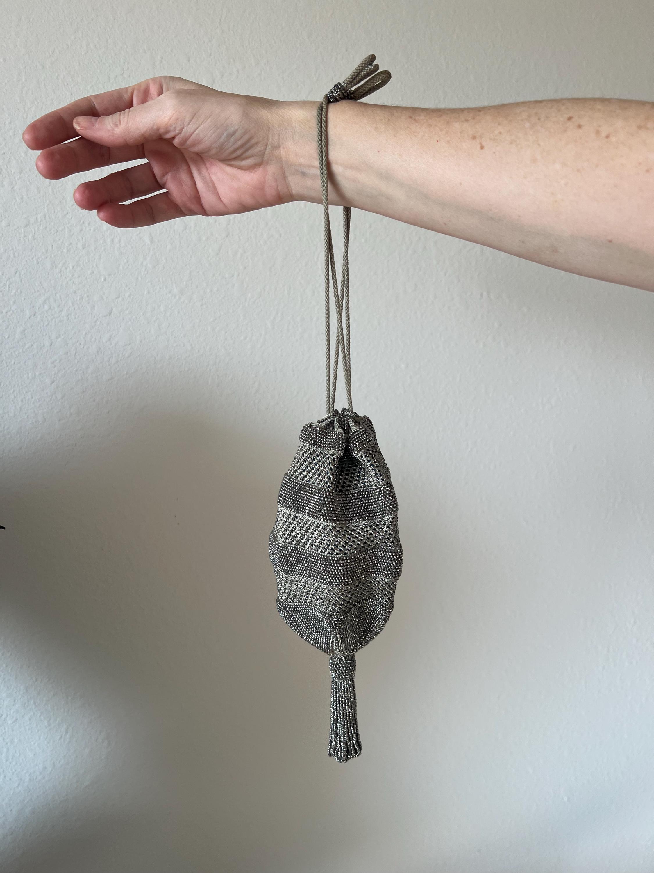 1920s Cut Steel Drawstring Purse - Etsy