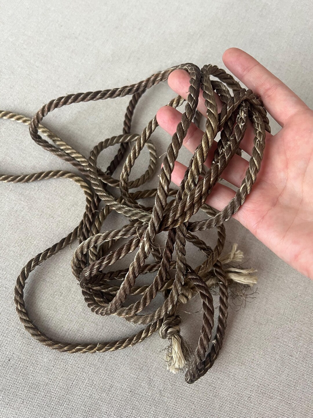 Gold Metal Wrapped Cotton Gimp. Antique. Rare 4.5 Yards - Etsy