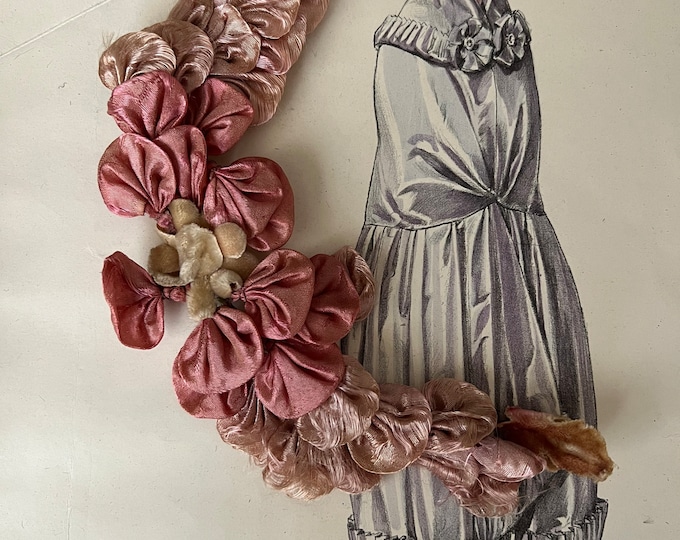 Ribbonwork Chiffon Roses. Sold by the Each. 1" and .75' - Etsy