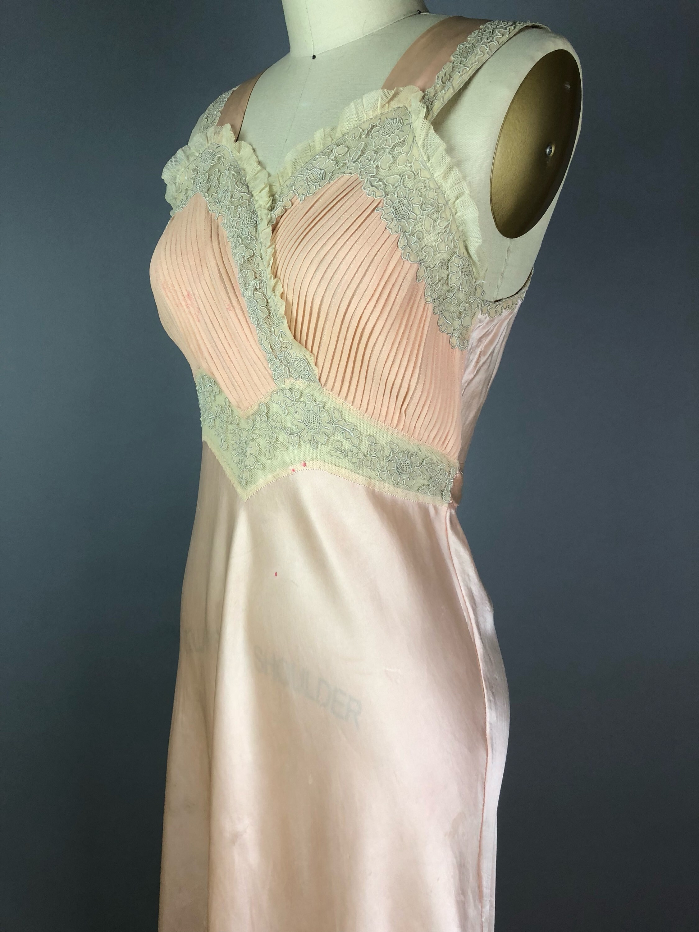 RARE Handsewn Silk 1930s Slip - Etsy