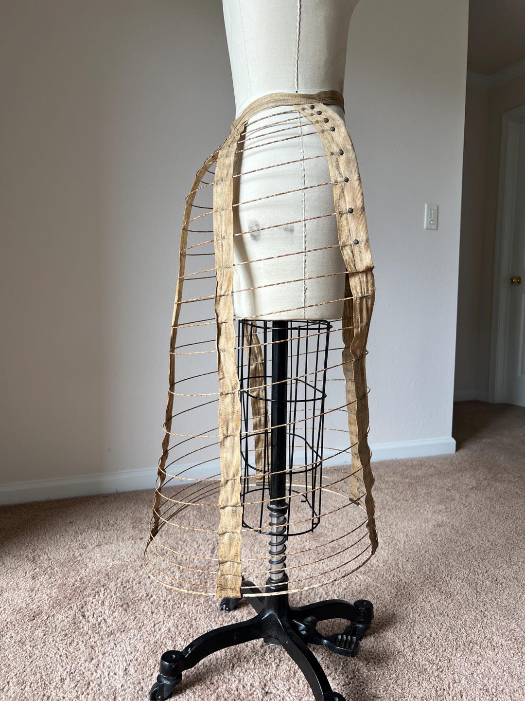 1880s Antique Victorian Edwardian Hoop Skirt Crinoline. as Is - Etsy