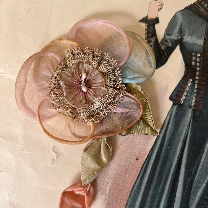 Ribbon Work Flowers - Etsy