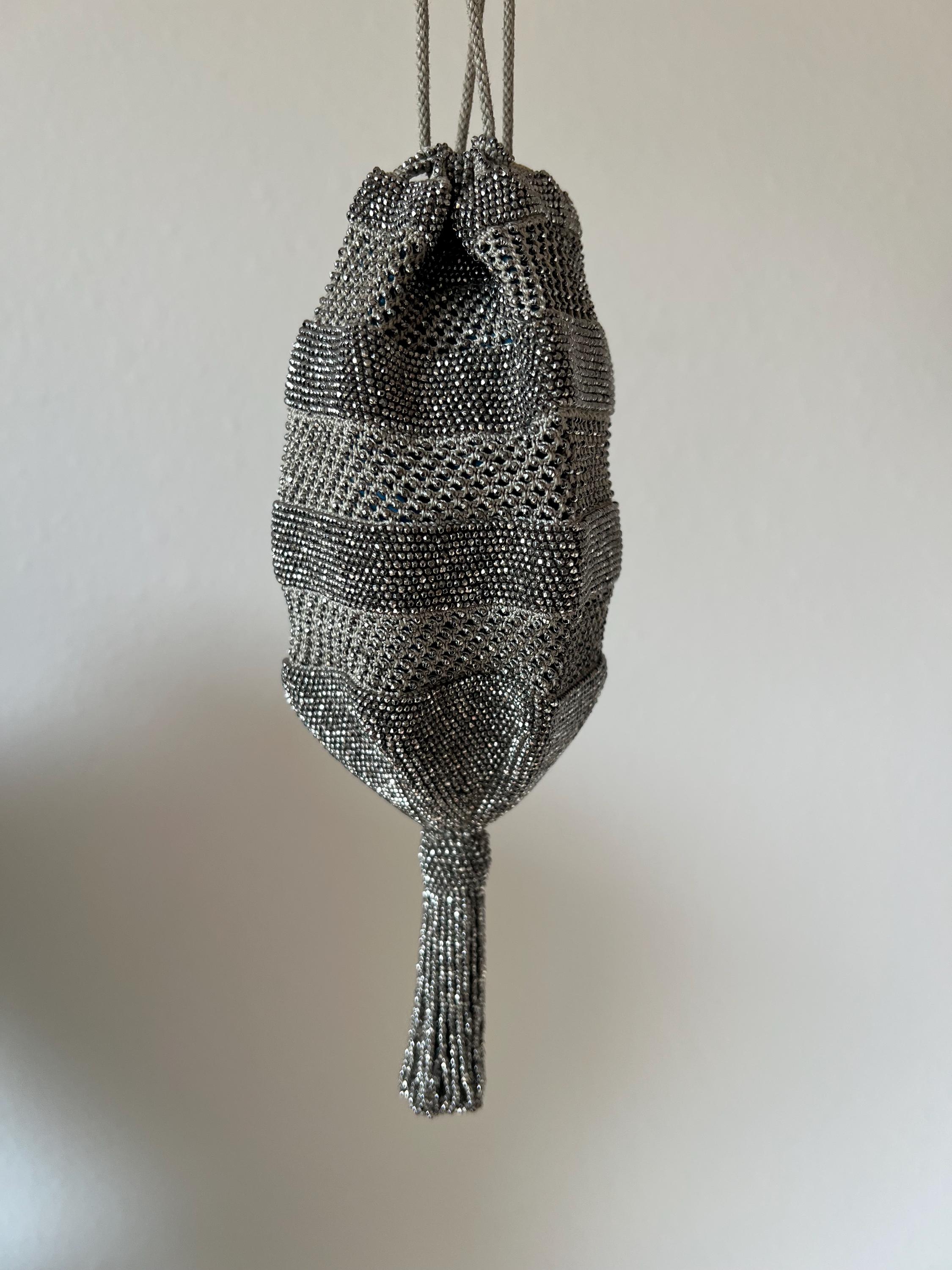 1920s Cut Steel Drawstring Purse - Etsy