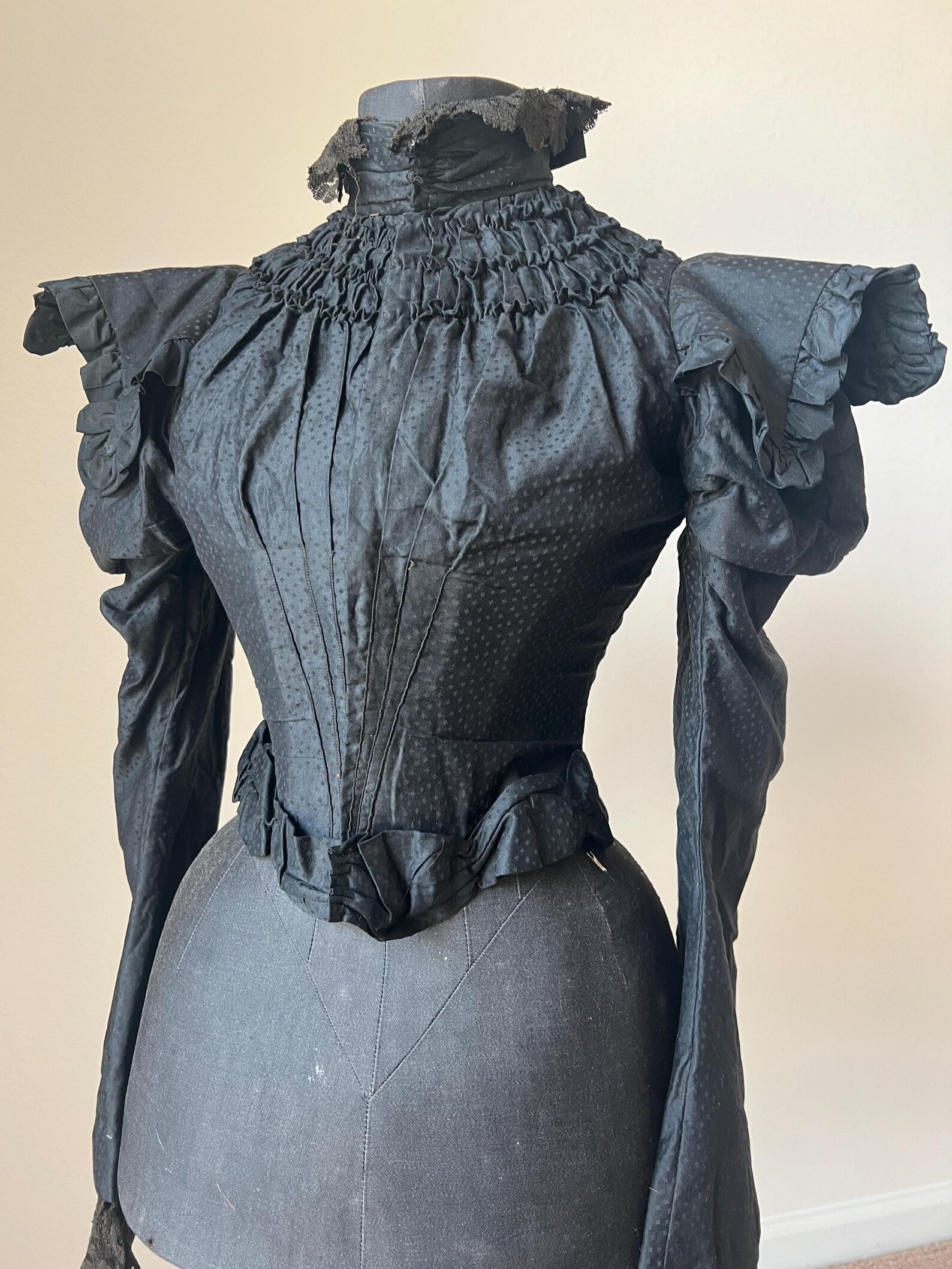 1899 1900 Victorian Black Bodice - Etsy