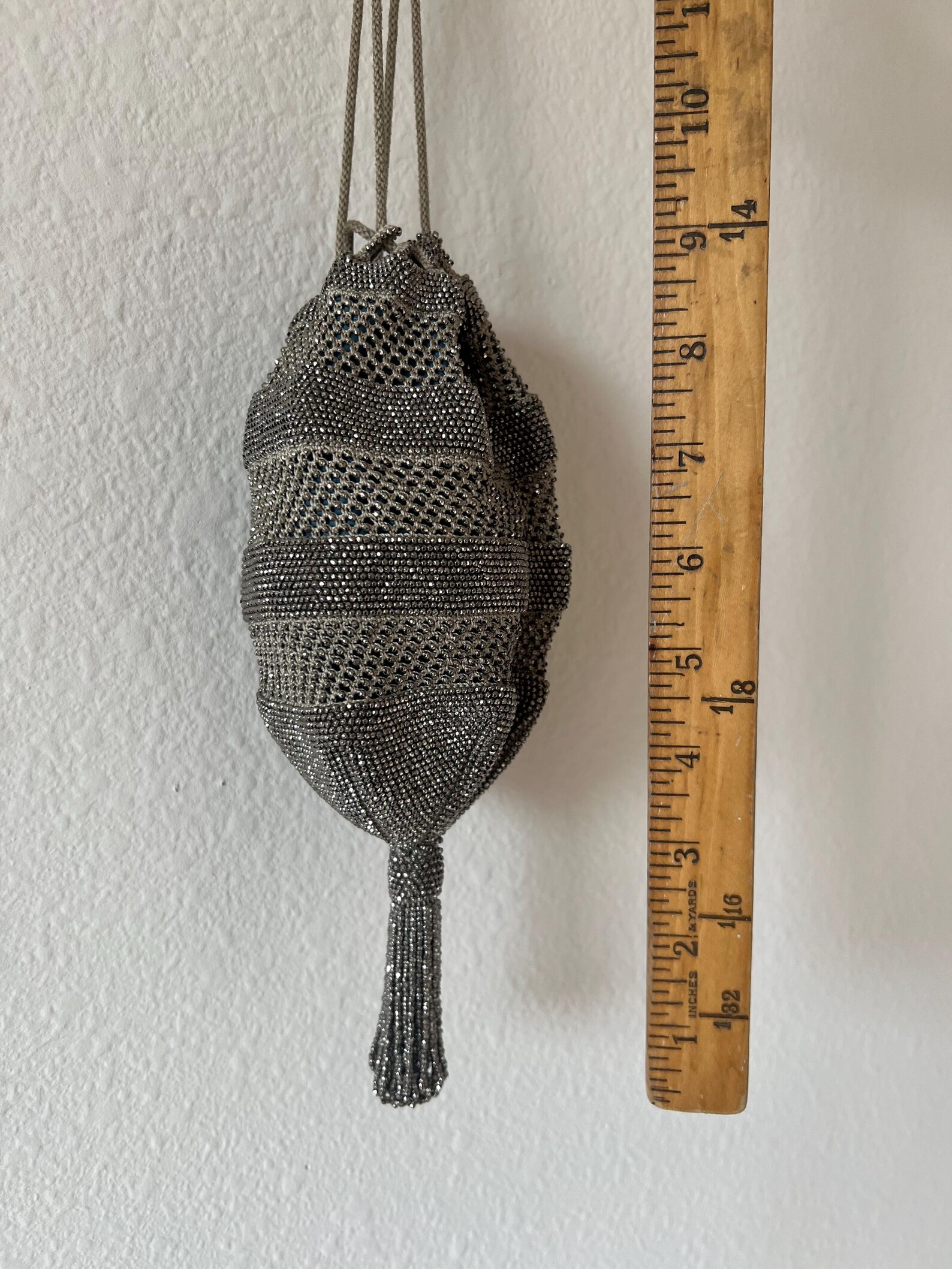 1920s Cut Steel Drawstring Purse - Etsy