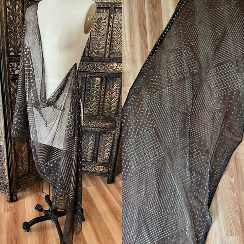 1910's Art Deco Antique Silver Metal Black Mesh ASSUIT - Etsy