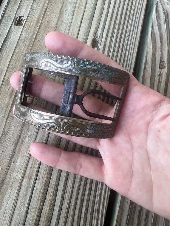 Original authentic 18th century shoe buckle 1700s roc… - Gem