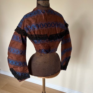 Original 1850s or 1860s Silk Bodice. - Etsy
