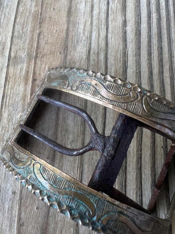 Original authentic 18th century shoe buckle 1700s roc… - Gem