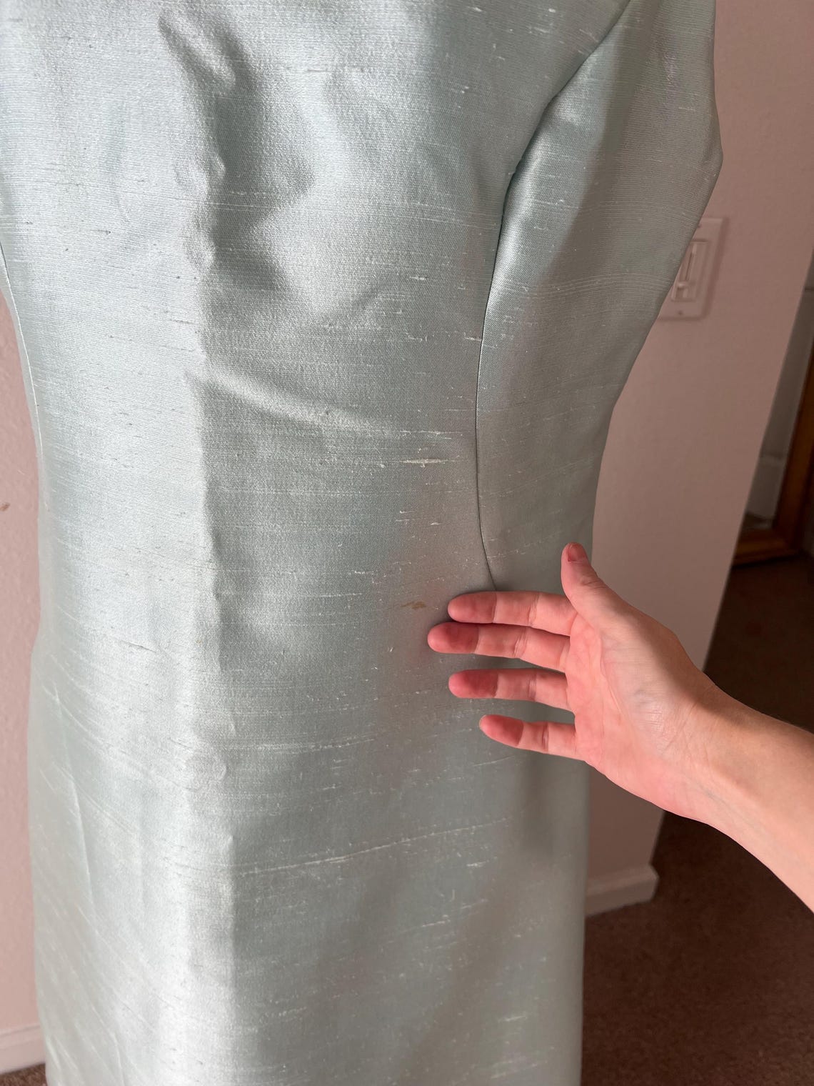 1960s Cameo Label Evening Gown Teal Seafoam Blue. Medium Large - Etsy