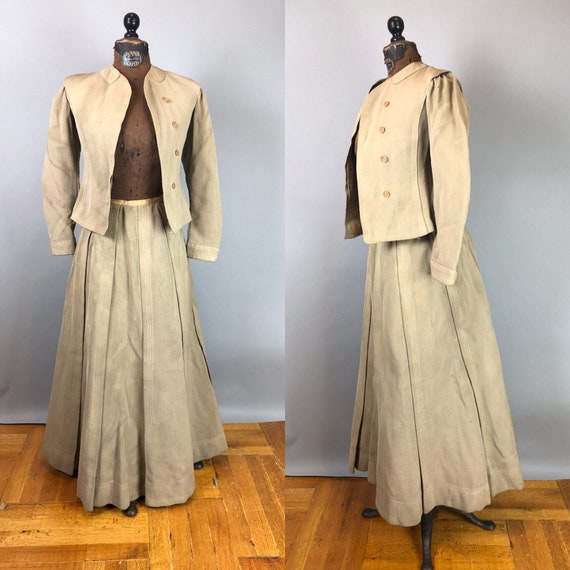Antique Edwardian Walking Suit. Strolling Suit. Jacke… - Gem