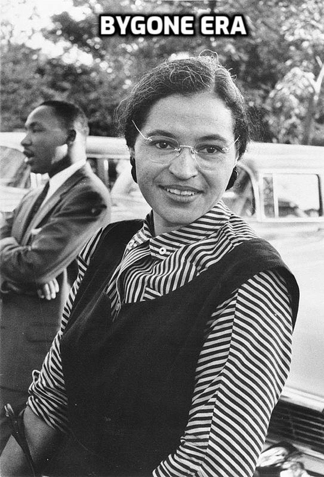 Rosa Parks With Dr. Martin Luther King Jr MLK 1955 Civil Rights Great ...