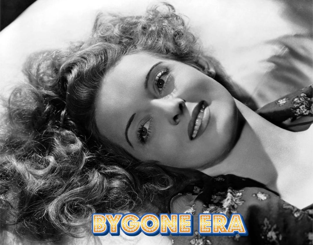 Bette Davis Eyes Beautiful Hair Face Hollywood Poster Art Photo Artwork ...