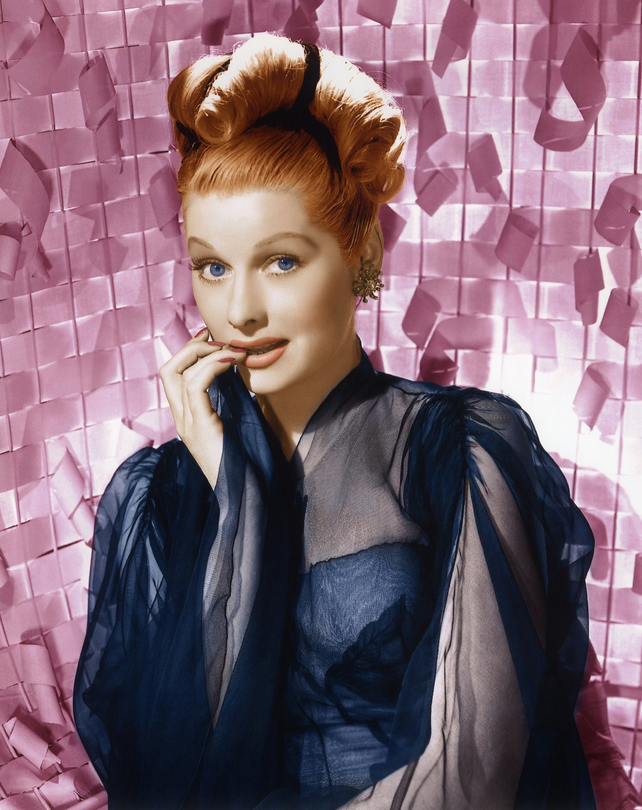 Lucille Ball As A Model In Color