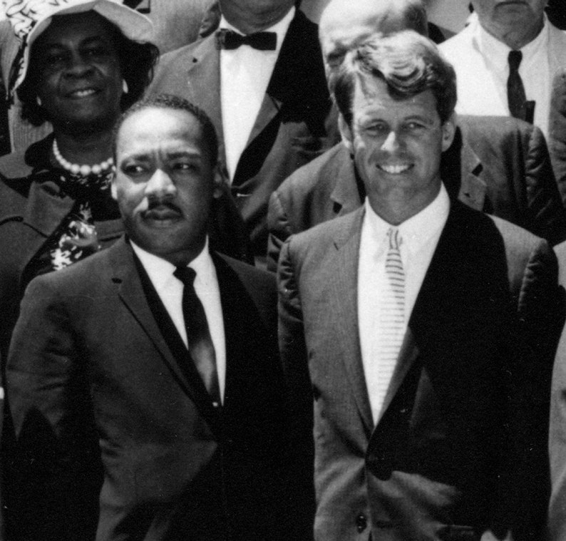 MLK and RFK Dr. King Robert Kennedy Civil Rights Poster Art Photo Great ...
