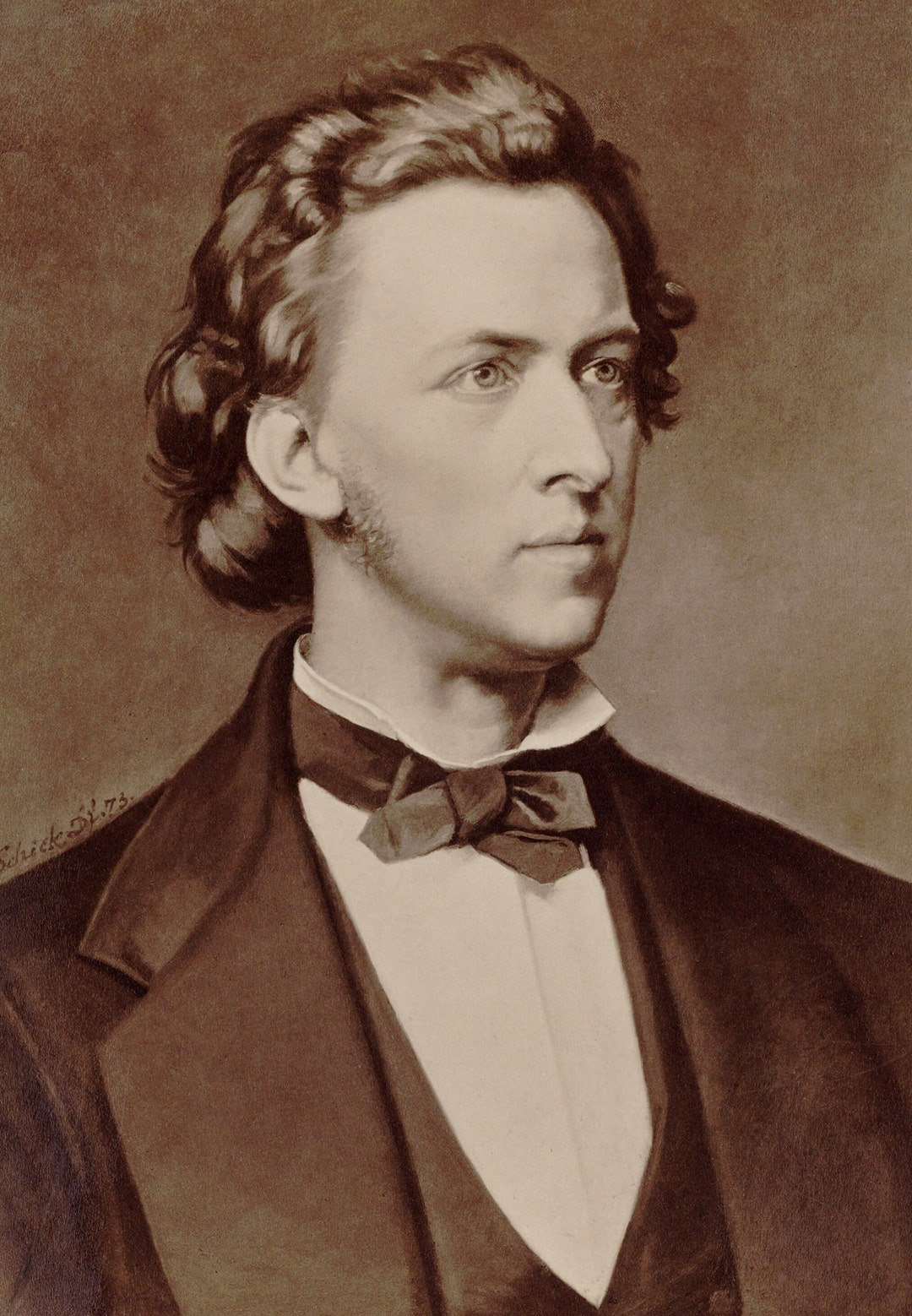 Frederic Chopin Famous Polish Composer Pianist 8x12 12x18 20x30 And/or ...