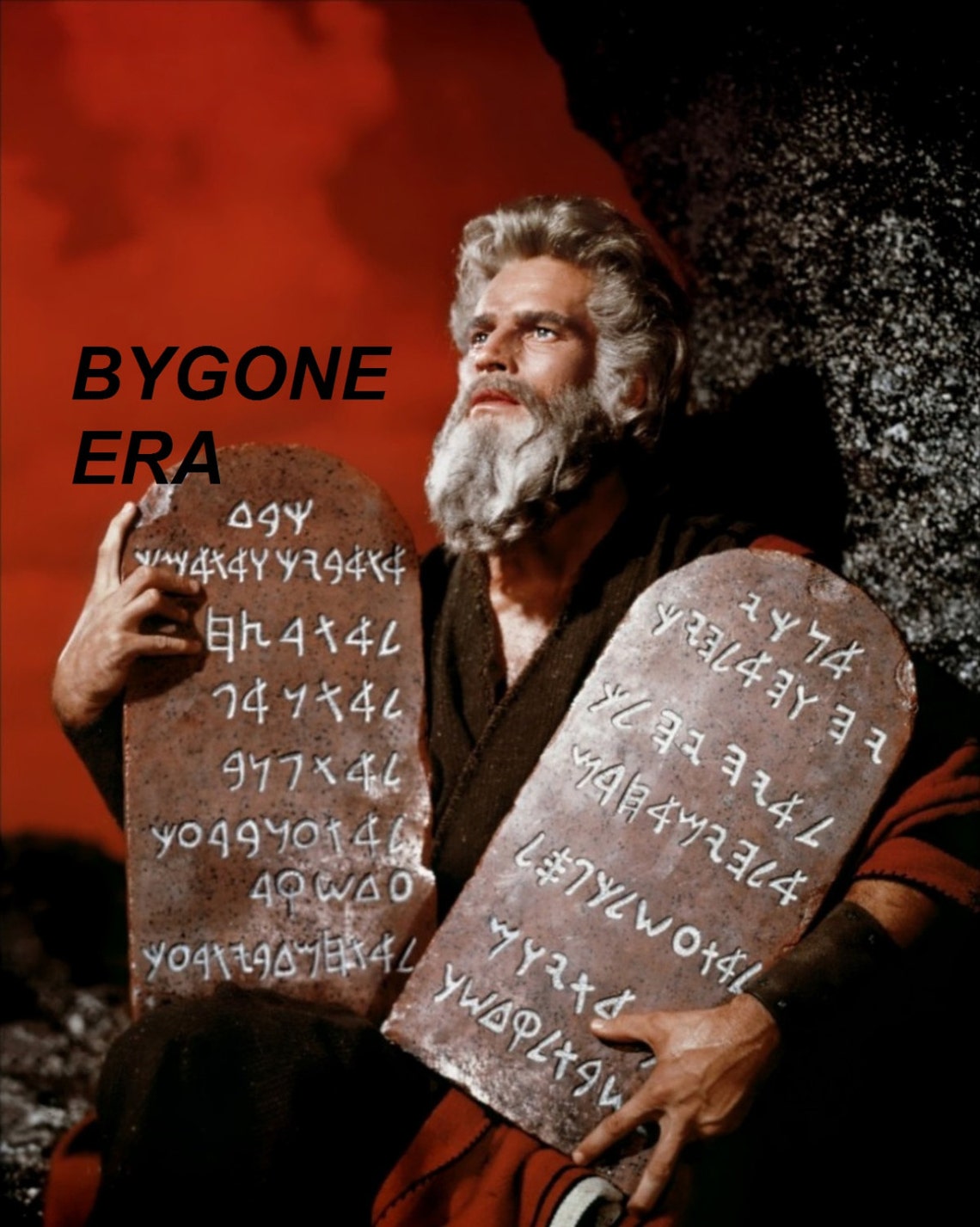 Charlton Heston the Ten Commandments Poster Art Photo Artwork - Etsy