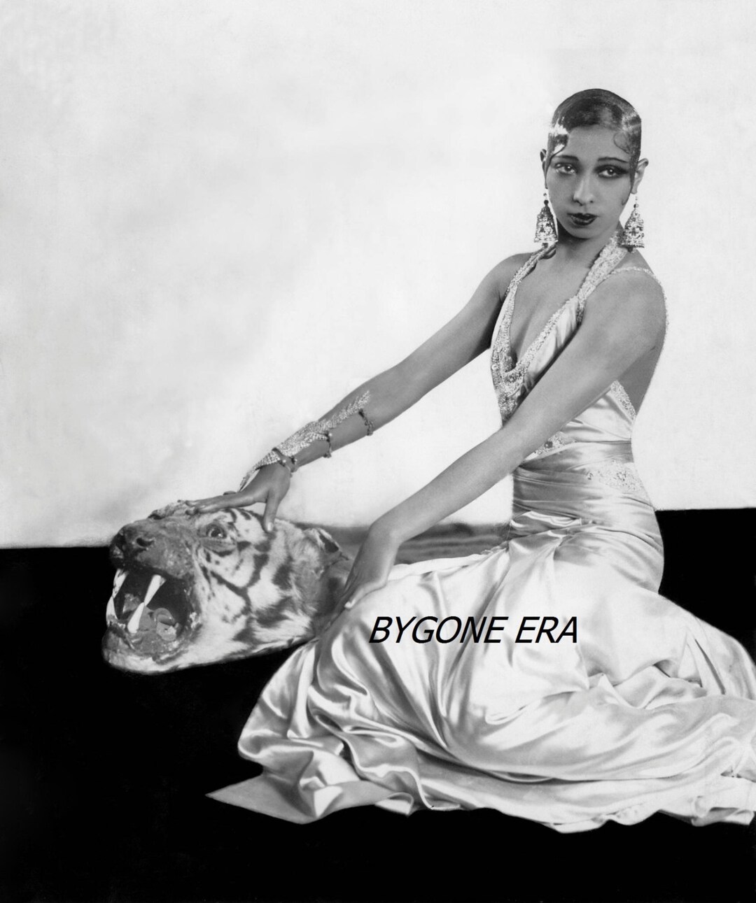 Josephine Baker Pinup Model Tiger Poster Art Photo Hollywood Star ...