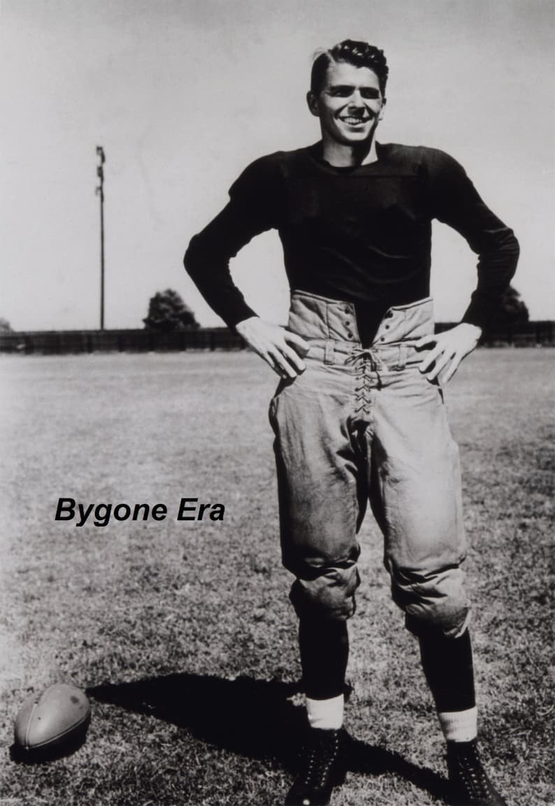 Ronald Reagan Football Poster Art Photo 12x18 20x30 or 24x36 - Etsy